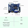 Hdmi+Vga+2Av Input 30Pin Lvds Ttl 50 Pin Lcd Driver Board Rtd2660H Lvds Controller Board